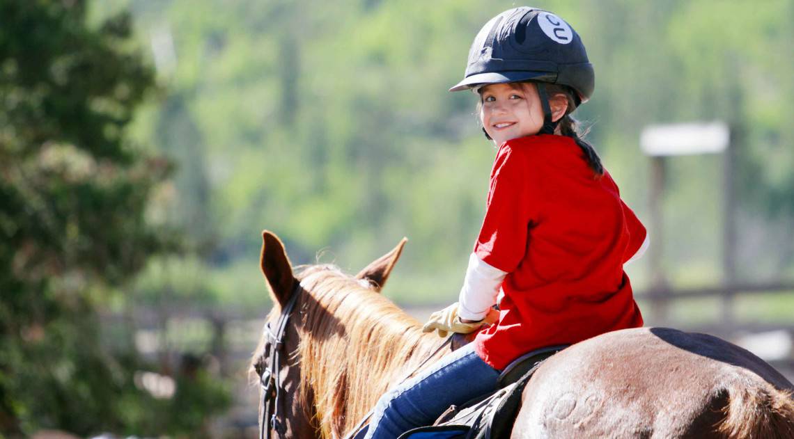 Kids Horseback Riding Vacation Program Granby | C Lazy U Ranch